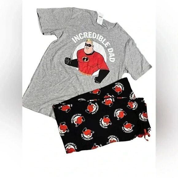 Pants | Disneys Pixar Incredible Dad Pajama Pants Set Mens M | Poshmark